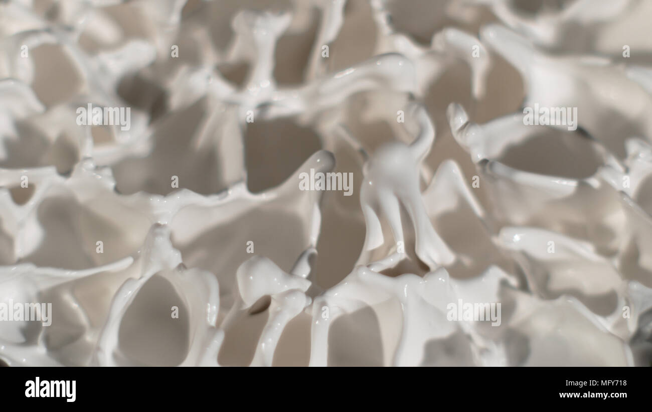 White paint splatter background; macro texture Stock Photo - Alamy