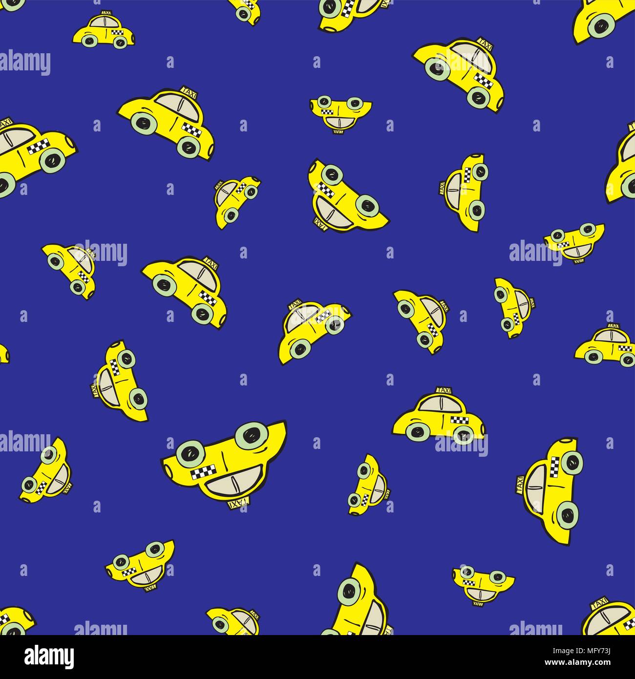 Car seamless pattern vector hi-res stock photography and images - Alamy
