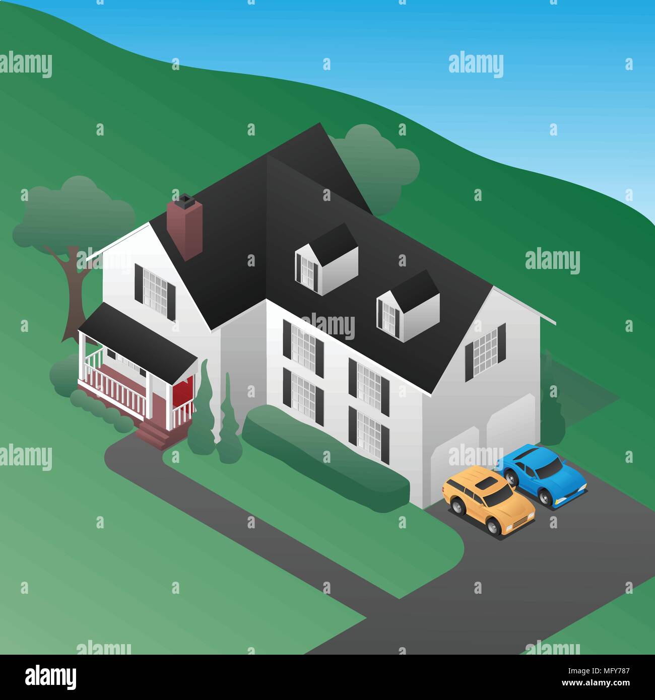 Clean porch Stock Vector Images - Alamy