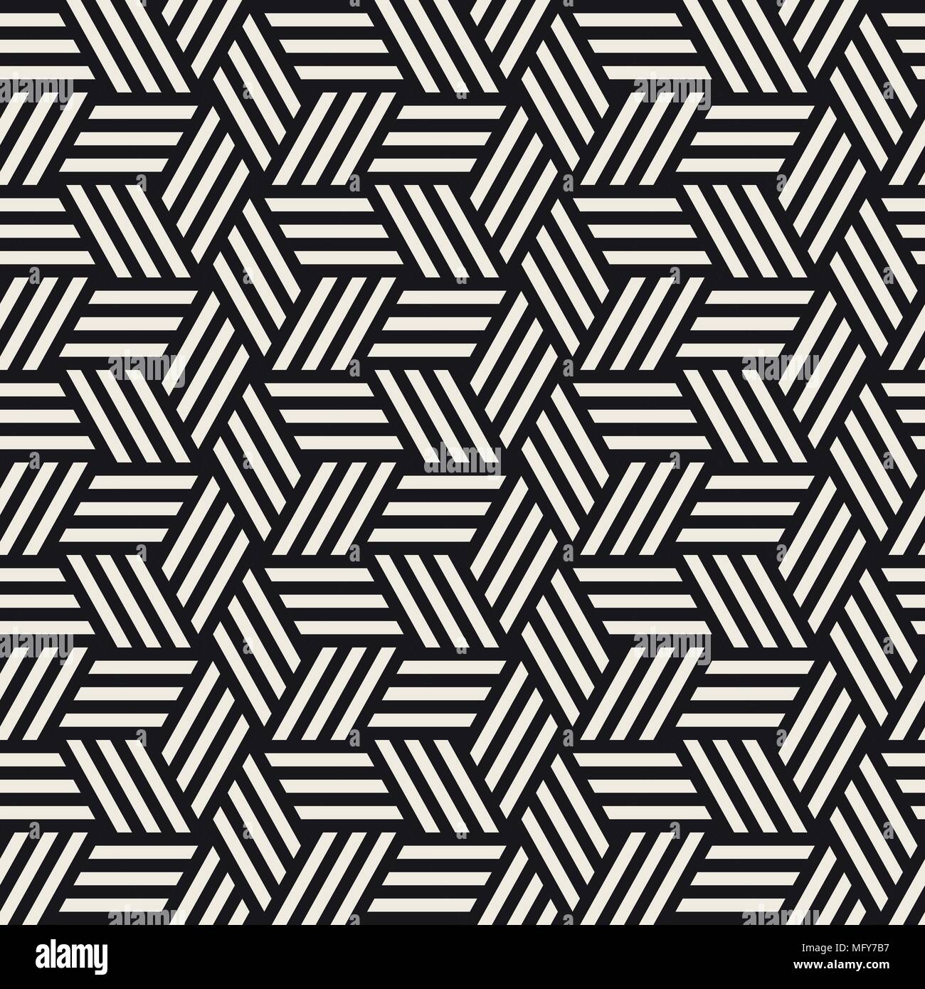 Vector seamless geometric pattern. Simple abstract lines lattice. Repeating elements stylish ...