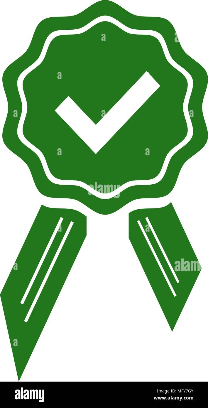 Green approved certified medal hi-res stock photography and images - Alamy