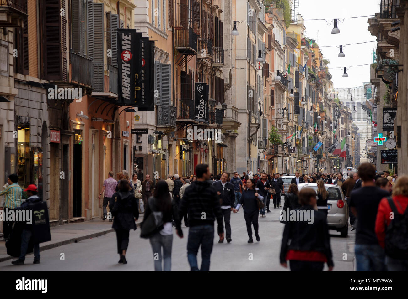 Via del Corso in Historic Centre of Rome listed World Heritage by ...