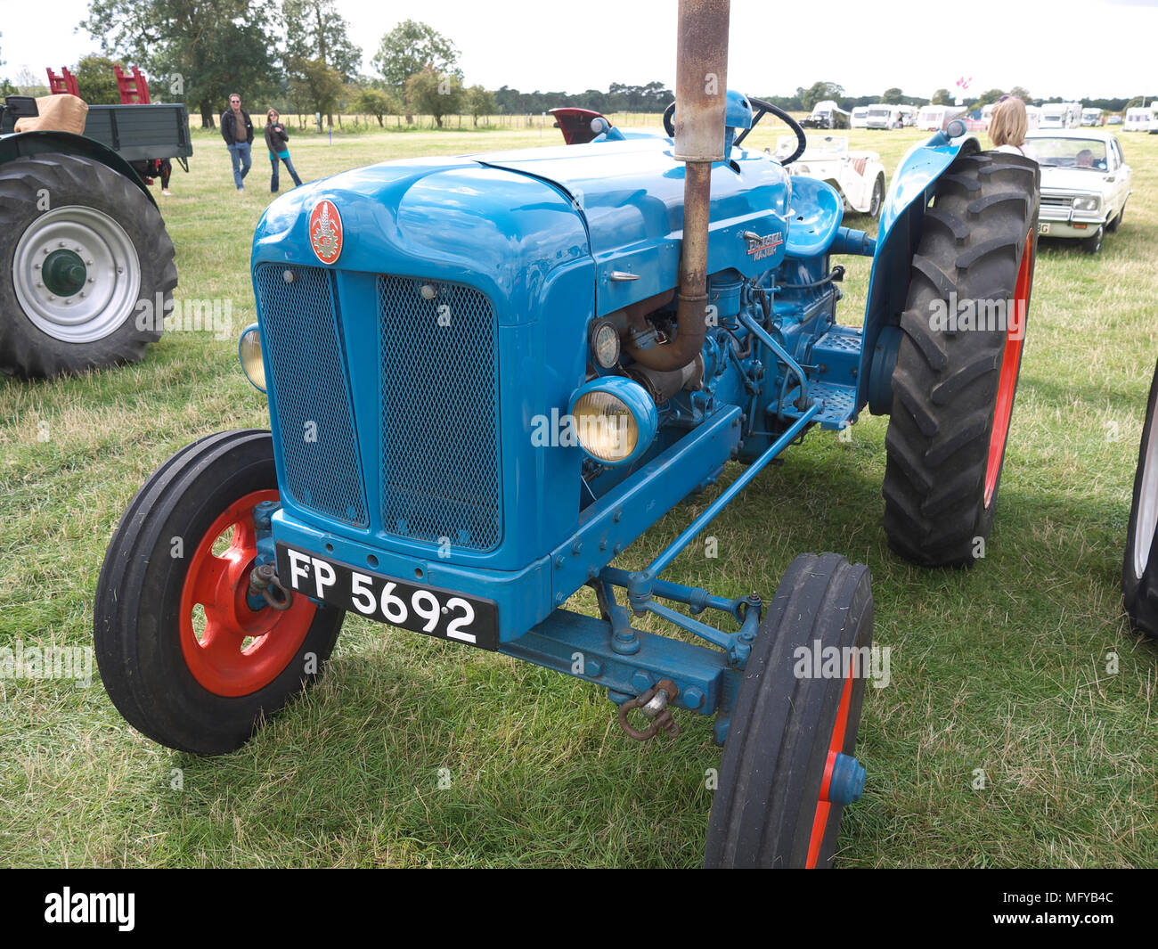 Vintage Fordson Major at Rauceby war weekend Lincolnshire Stock Photo ...