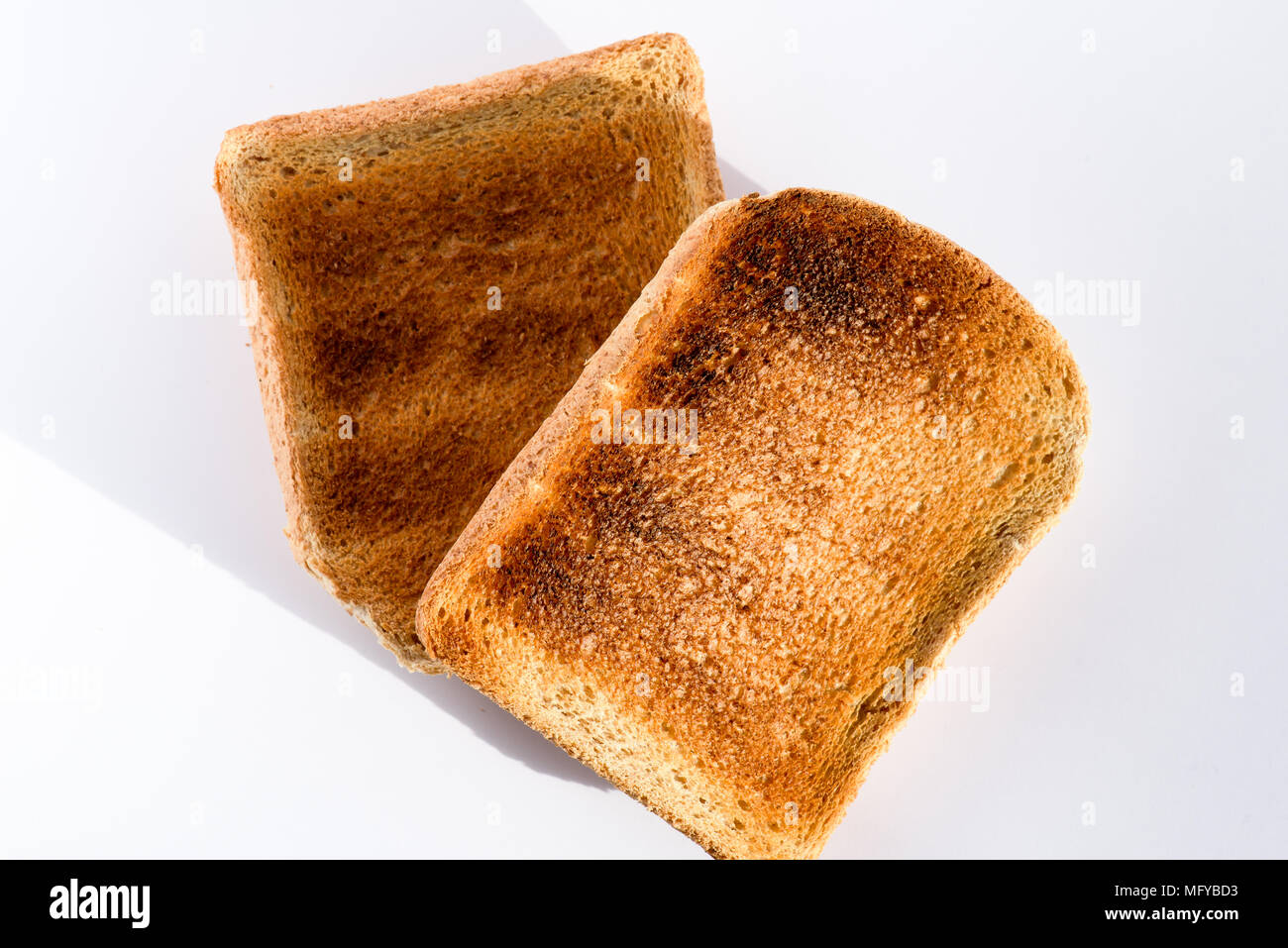 Toast in Toaster Stock Photo - Alamy