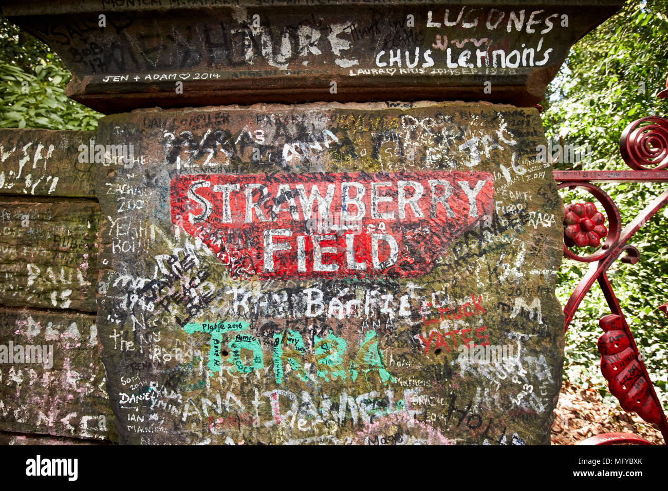 the gates to strawberry field made famous by the beatles song ...