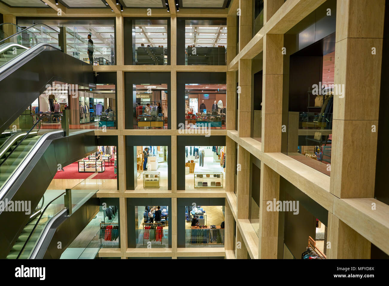 ROME, ITALY - CIRCA NOVEMBER, 2017: inside a second flagship store of ...