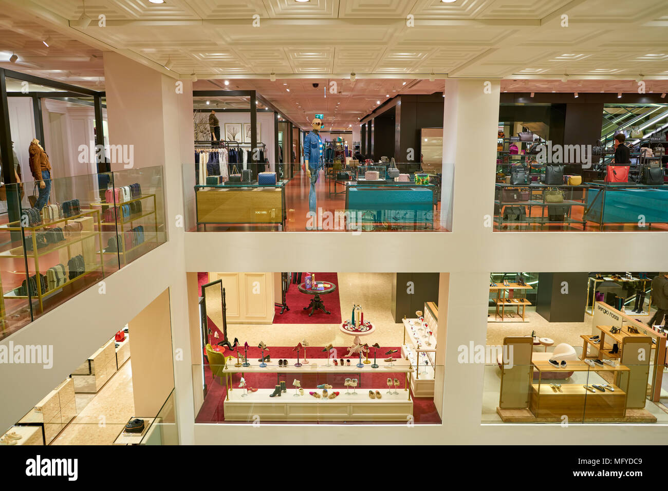 ROME, ITALY - CIRCA NOVEMBER, 2017: inside a second flagship store of ...