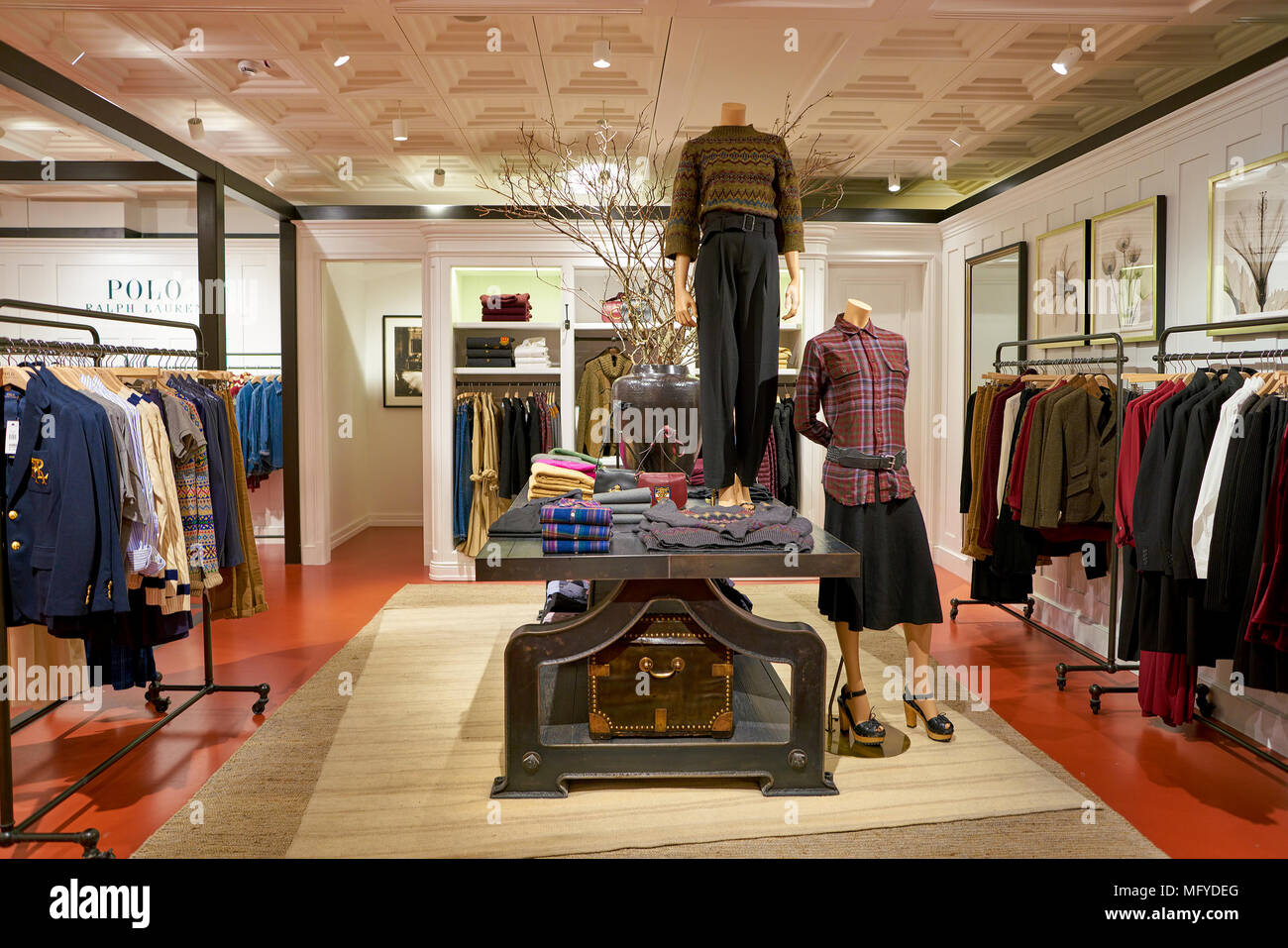 ROME, ITALY - CIRCA NOVEMBER, 2017: women's clothing on display at a ...