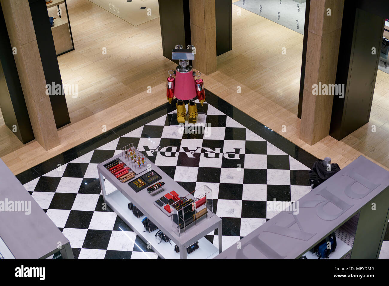 ROME, ITALY - CIRCA NOVEMBER, 2017: Prada shop at a second flagship ...