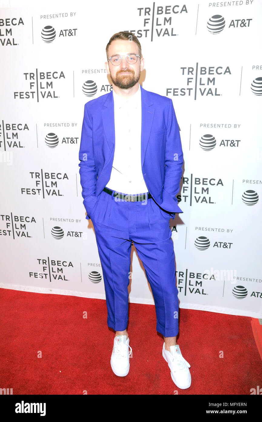 NEW YORK, NY - APRIL 23: Actor Micah Stock attends the screening of ...