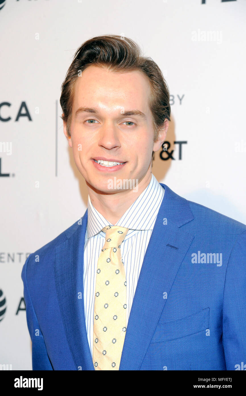 NEW YORK, NY - APRIL 23: Actor Zach Adkins attends the screening of ...