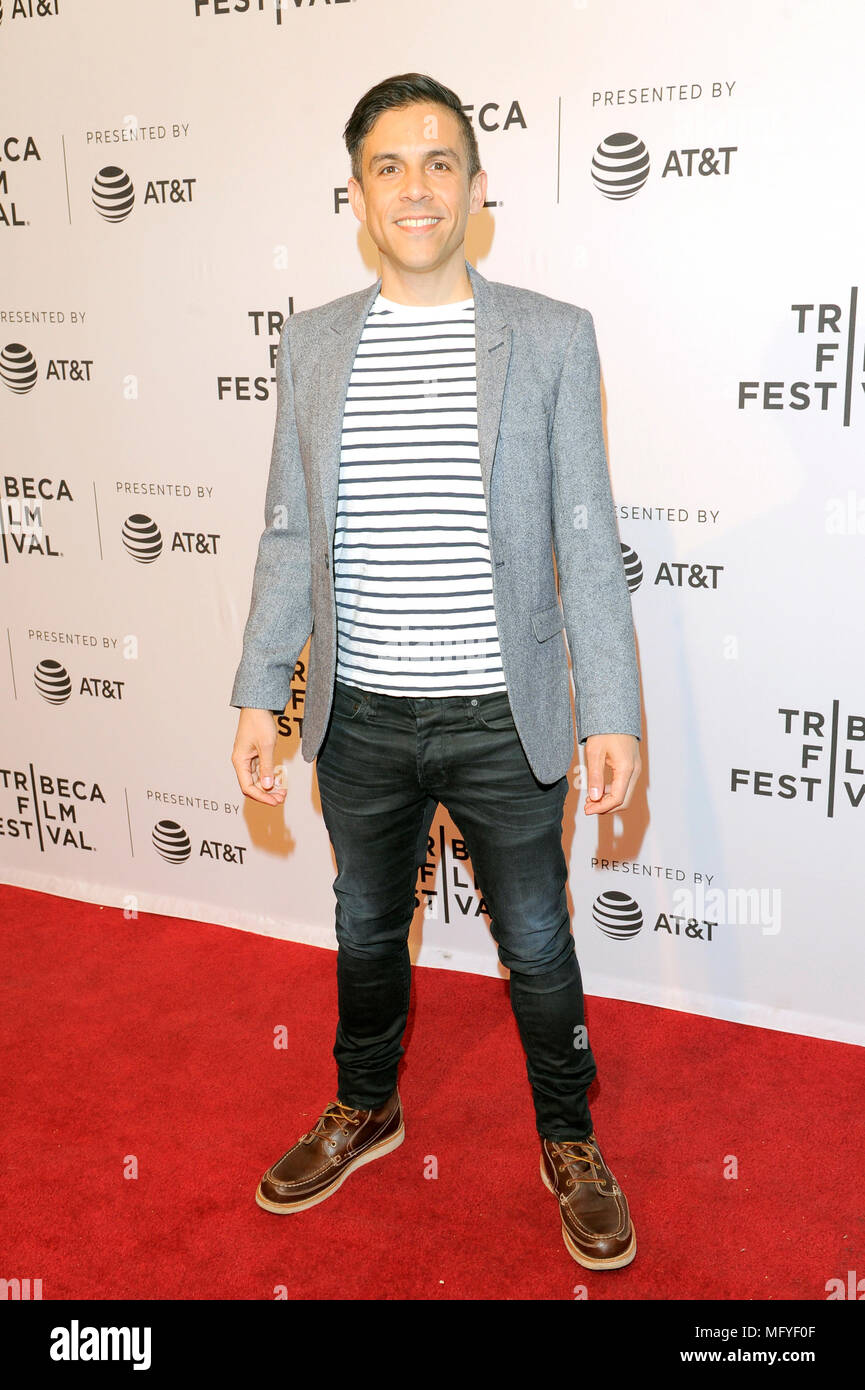 NEW YORK, NY - APRIL 23: Actor Matthew Lopez attends the screening of ...