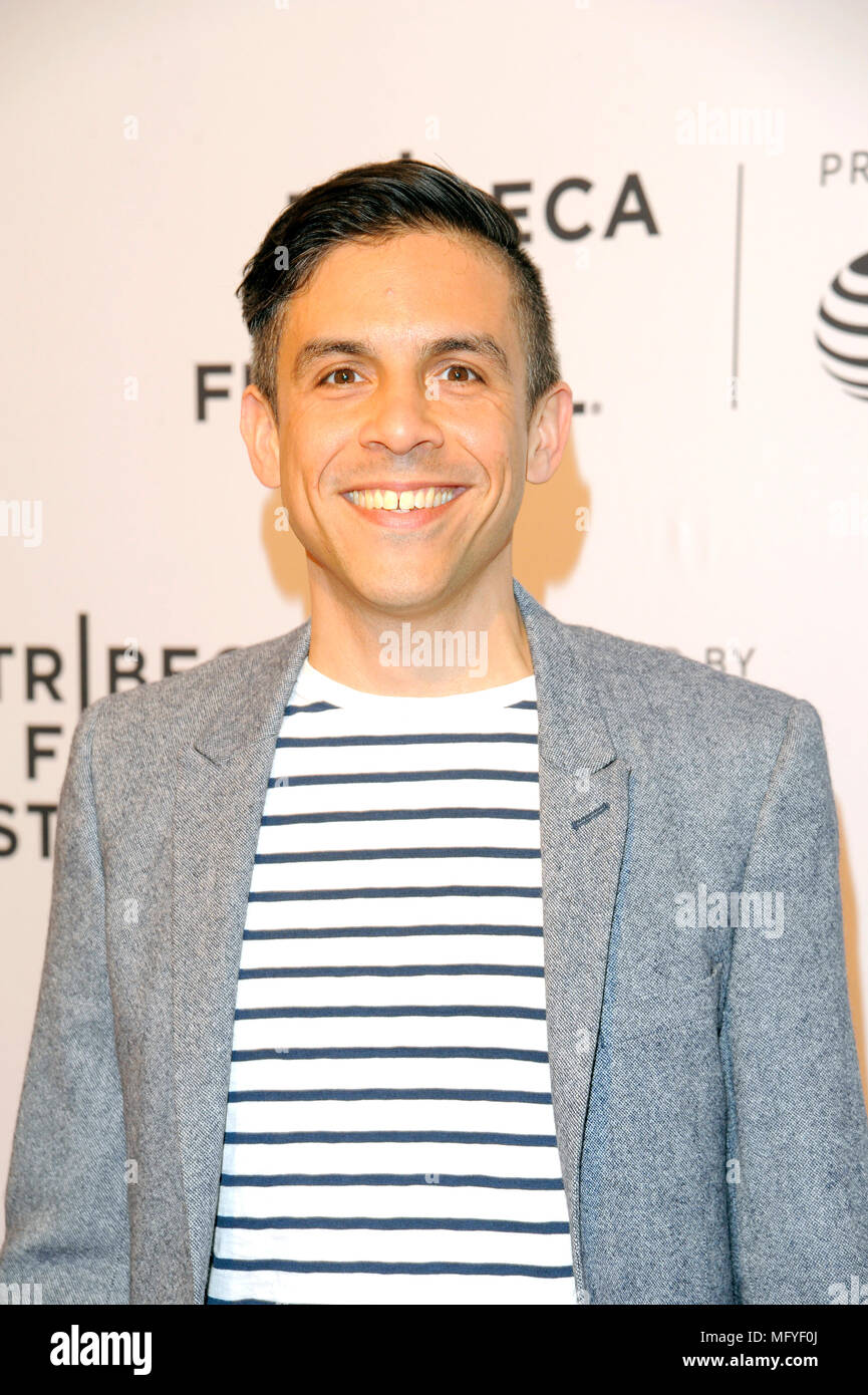 NEW YORK, NY - APRIL 23: Actor Matthew Lopez attends the screening of ...