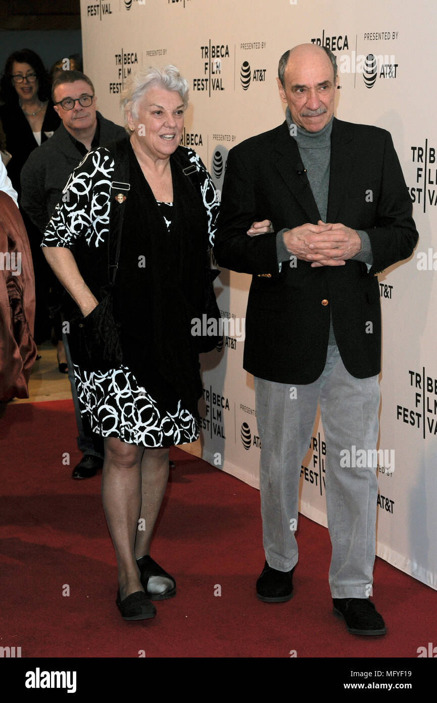 NEW YORK, NY - APRIL 23: Nathan Lane, Tyne Daly and F. Murray Abraham ...