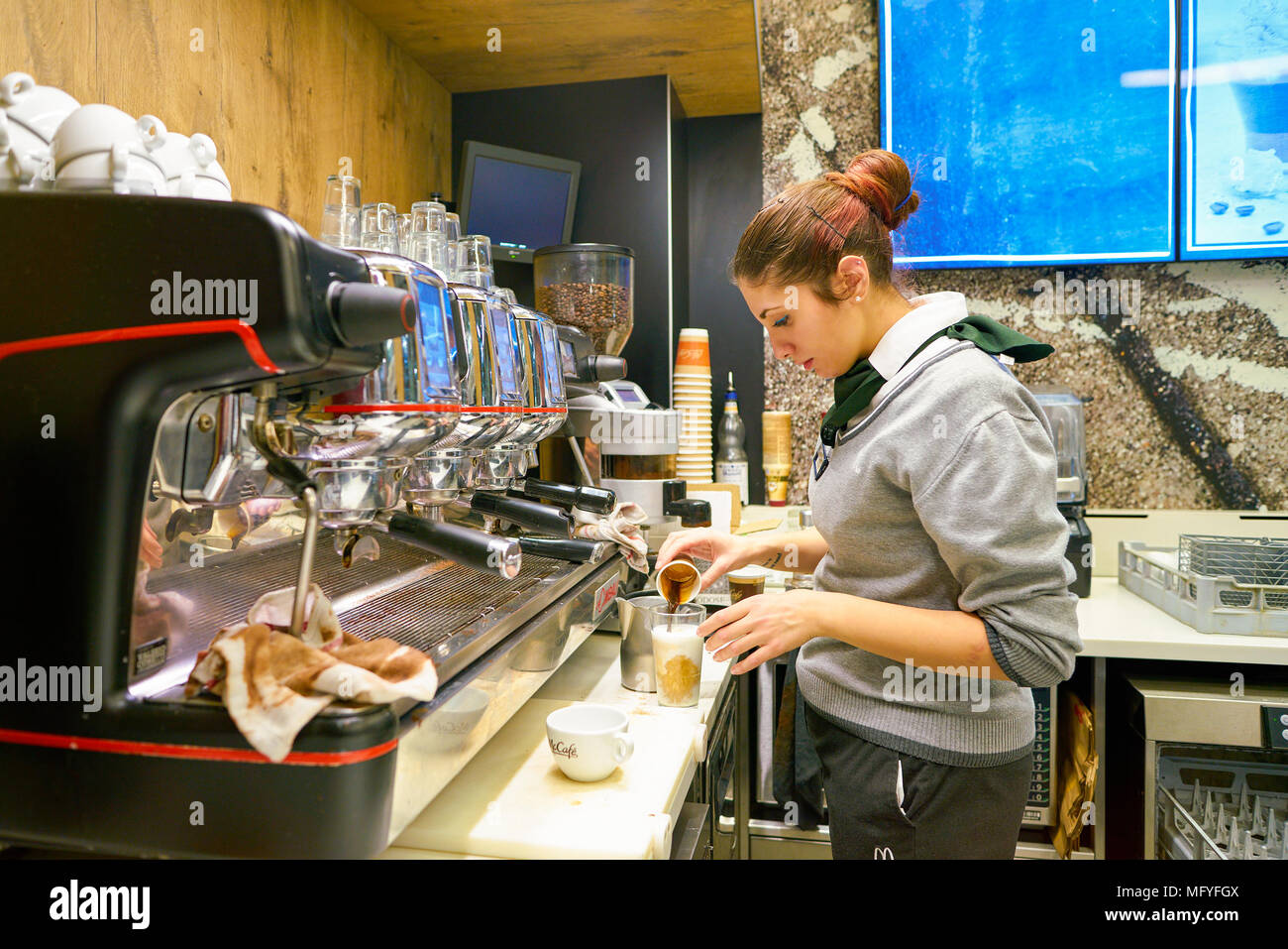 Mccafe coffee shop hi-res stock photography and images - Alamy