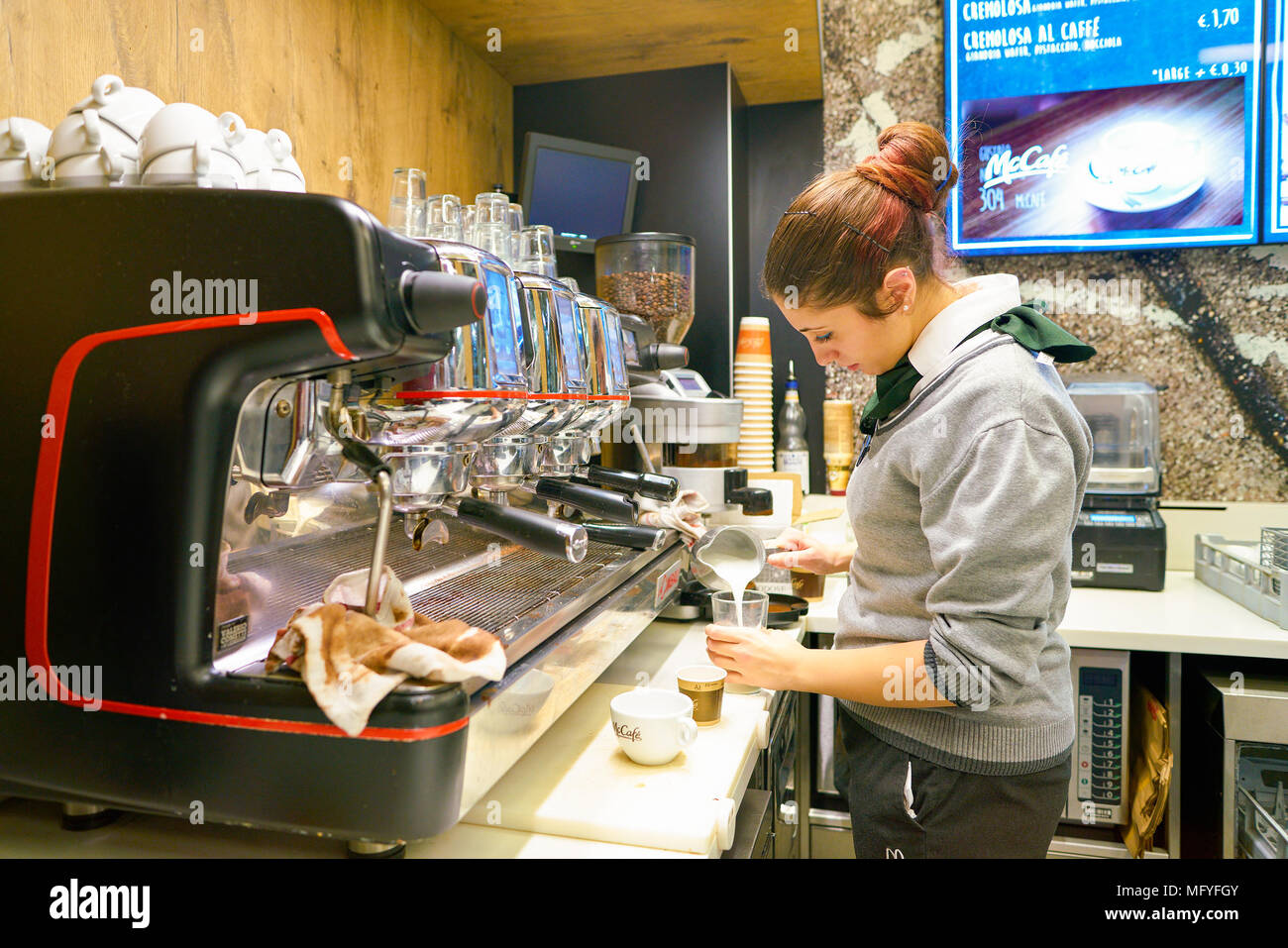 Milan espresso machine hi-res stock photography and images - Alamy