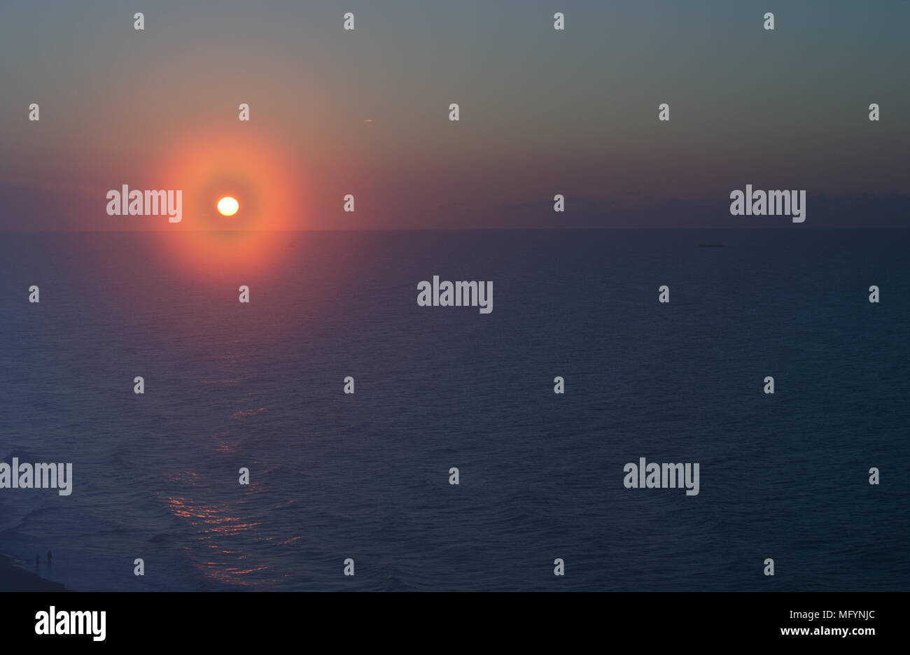 sun rise at beach Stock Photo - Alamy