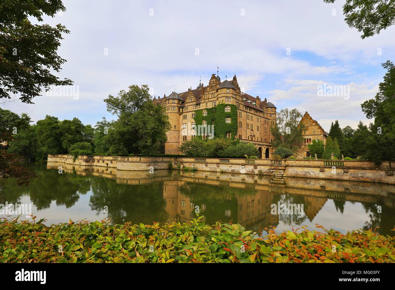 Das Renaissanceschloss Neuenstein, Germany, Europe Stock Photo - Alamy