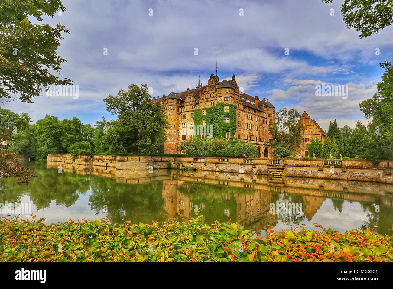 Das Renaissanceschloss Neuenstein, Germany, Europe Stock Photo - Alamy