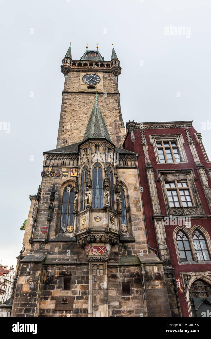 Prague Astronomical Clock, or Prague Orloj, is a medieval astronomical ...