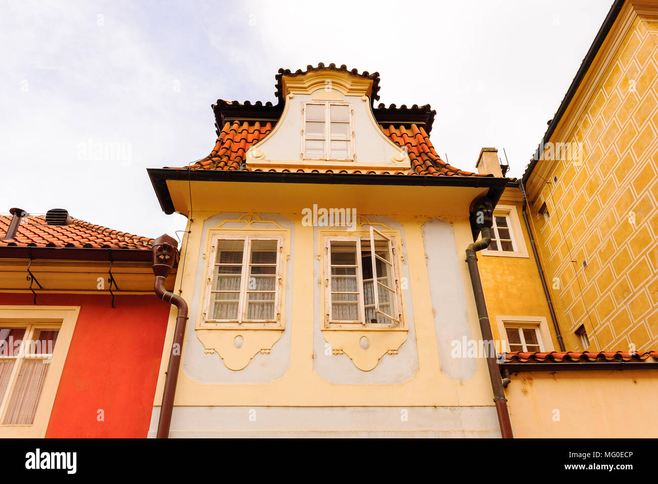 Old architecture of the Czech Republic Stock Photo - Alamy