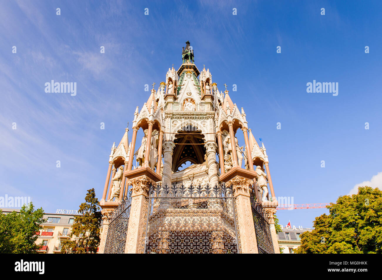 Brunswick Monument in Geneva, Switzerland Stock Photo - Alamy