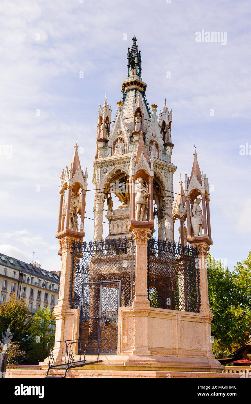 Brunswick Monument in Geneva, Switzerland Stock Photo - Alamy