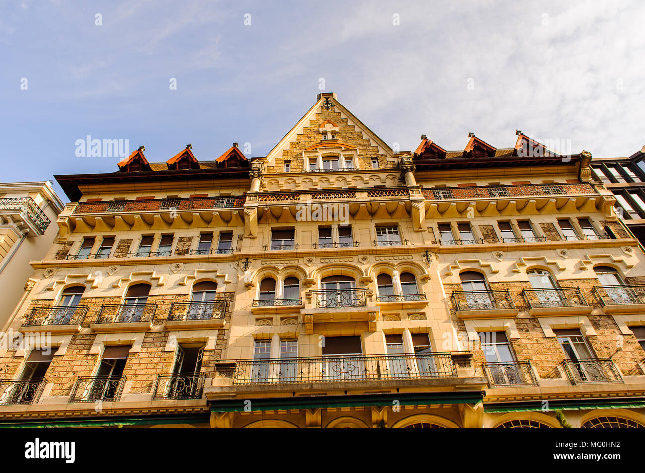 Architecture of the Old part of Geneva, Switzerland Stock Photo - Alamy