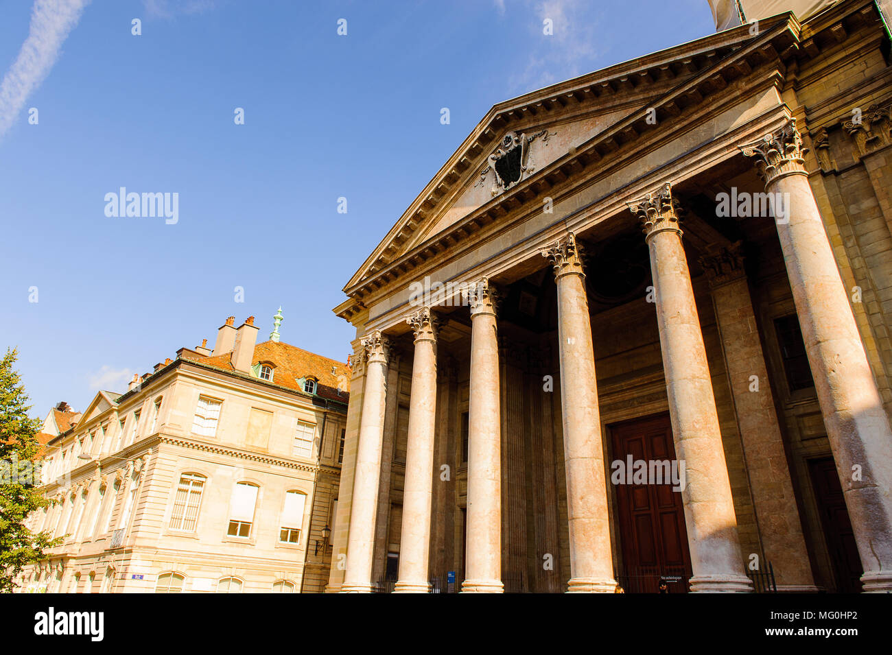 Architecture of the Old part of Geneva, Switzerland Stock Photo - Alamy