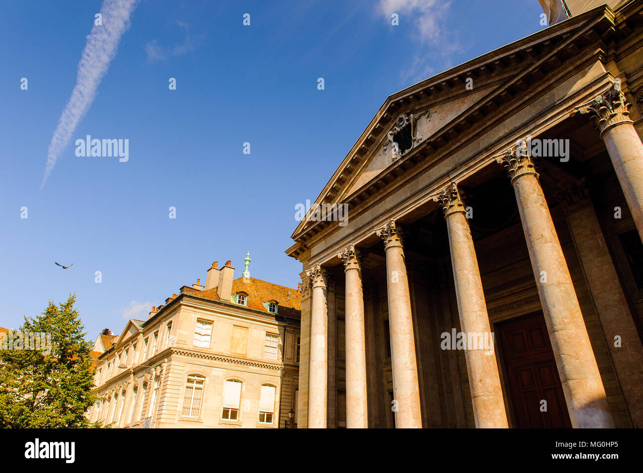 Architecture of the Old part of Geneva, Switzerland Stock Photo - Alamy