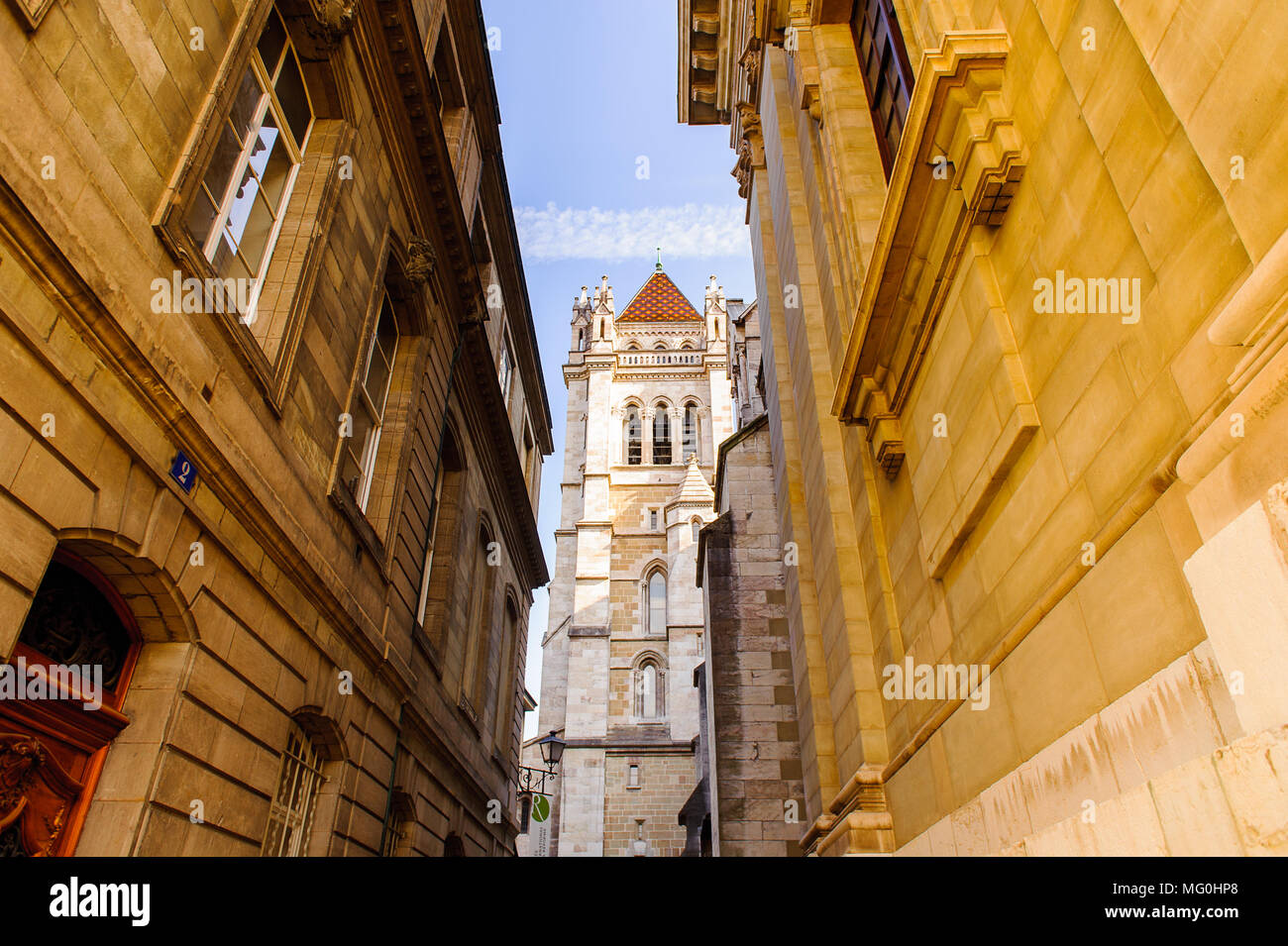 Architecture of the Old part of Geneva, Switzerland Stock Photo - Alamy