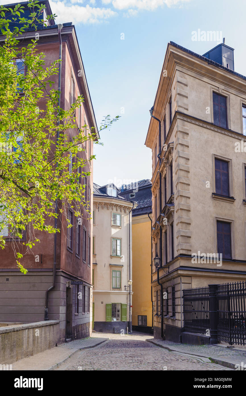 Architecture of the Gamla stan (The Old Town), until 1980 officially ...