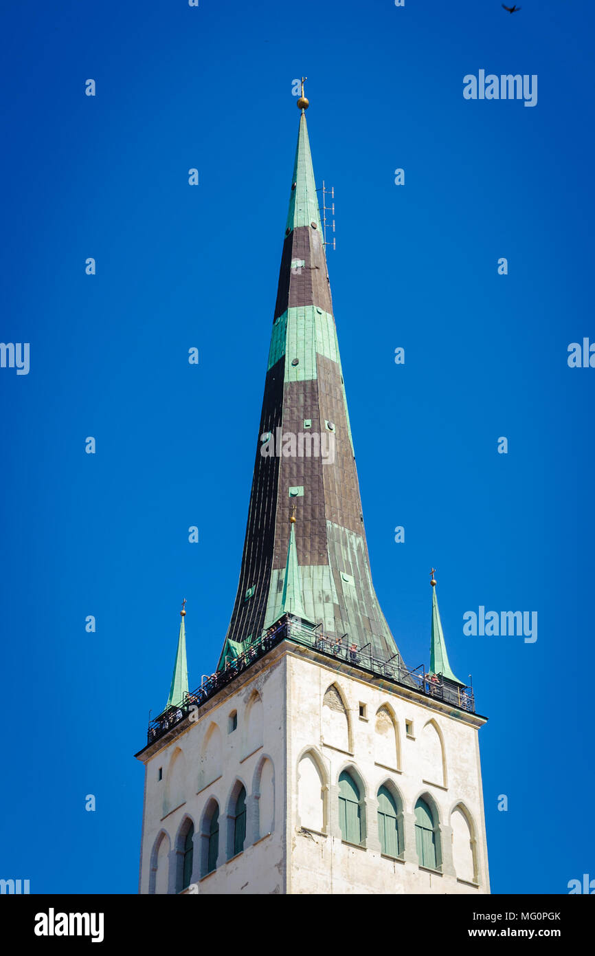 St. Olaf's church, Tallinn, Estonia, was the tallest building in the ...