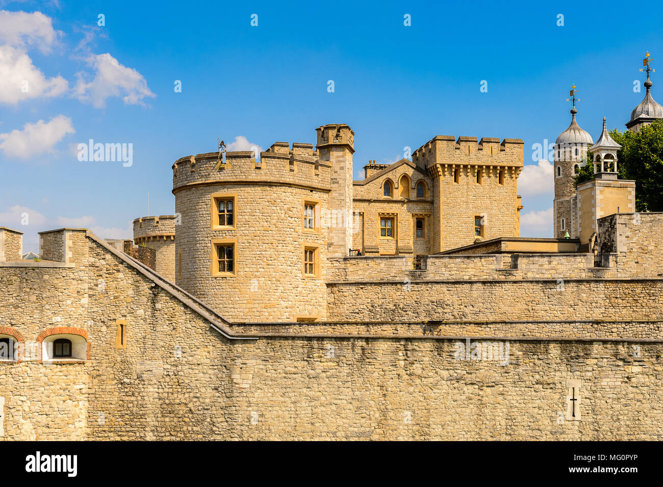 Exterior of the Tower of London (Her Majesty's Royal Palace and ...