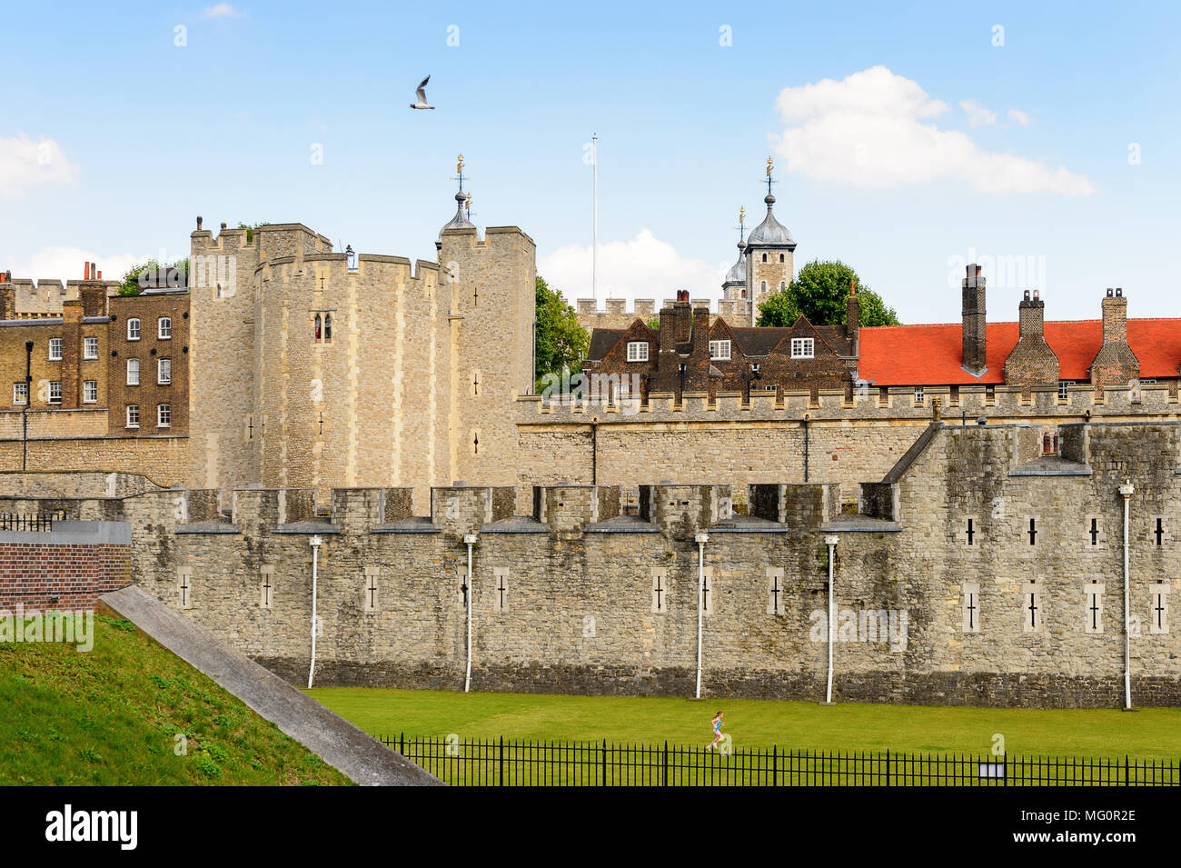 Exterior of the Tower of London (Her Majesty's Royal Palace and ...