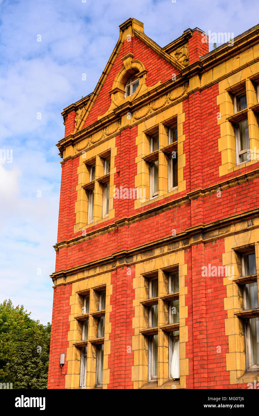 Classic architecture of Dublin, the capital and largest city of Ireland ...