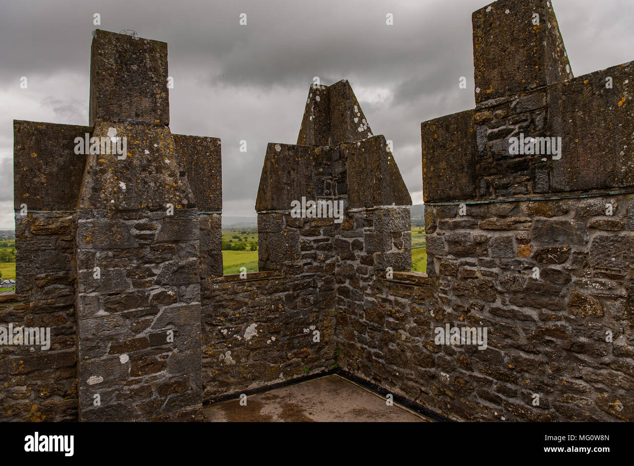 Bunratty Castle (Castle at the Mouth of the Ratty), a 15th century ...