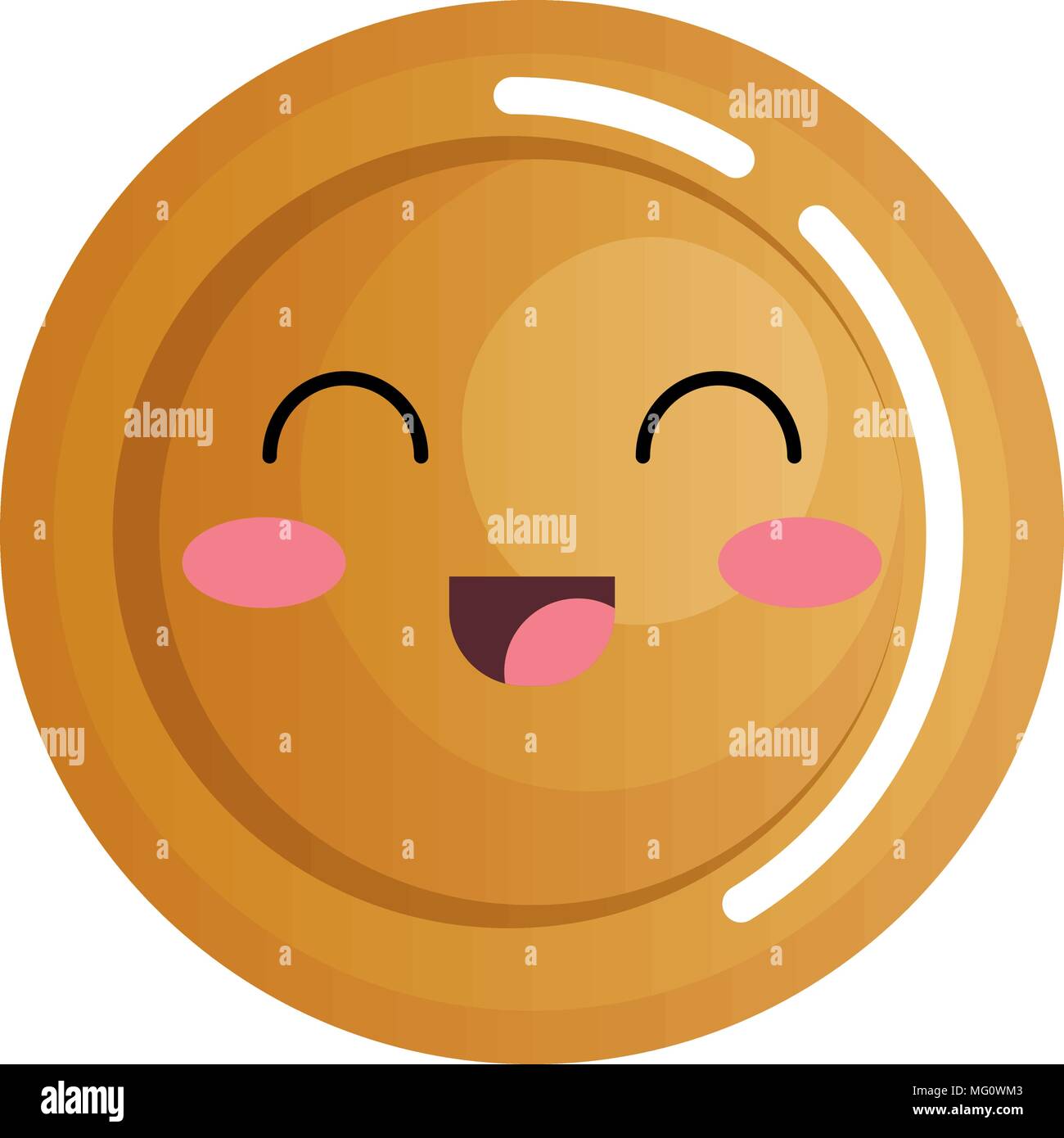 coin money kawaii character vector illustration design Stock Vector ...