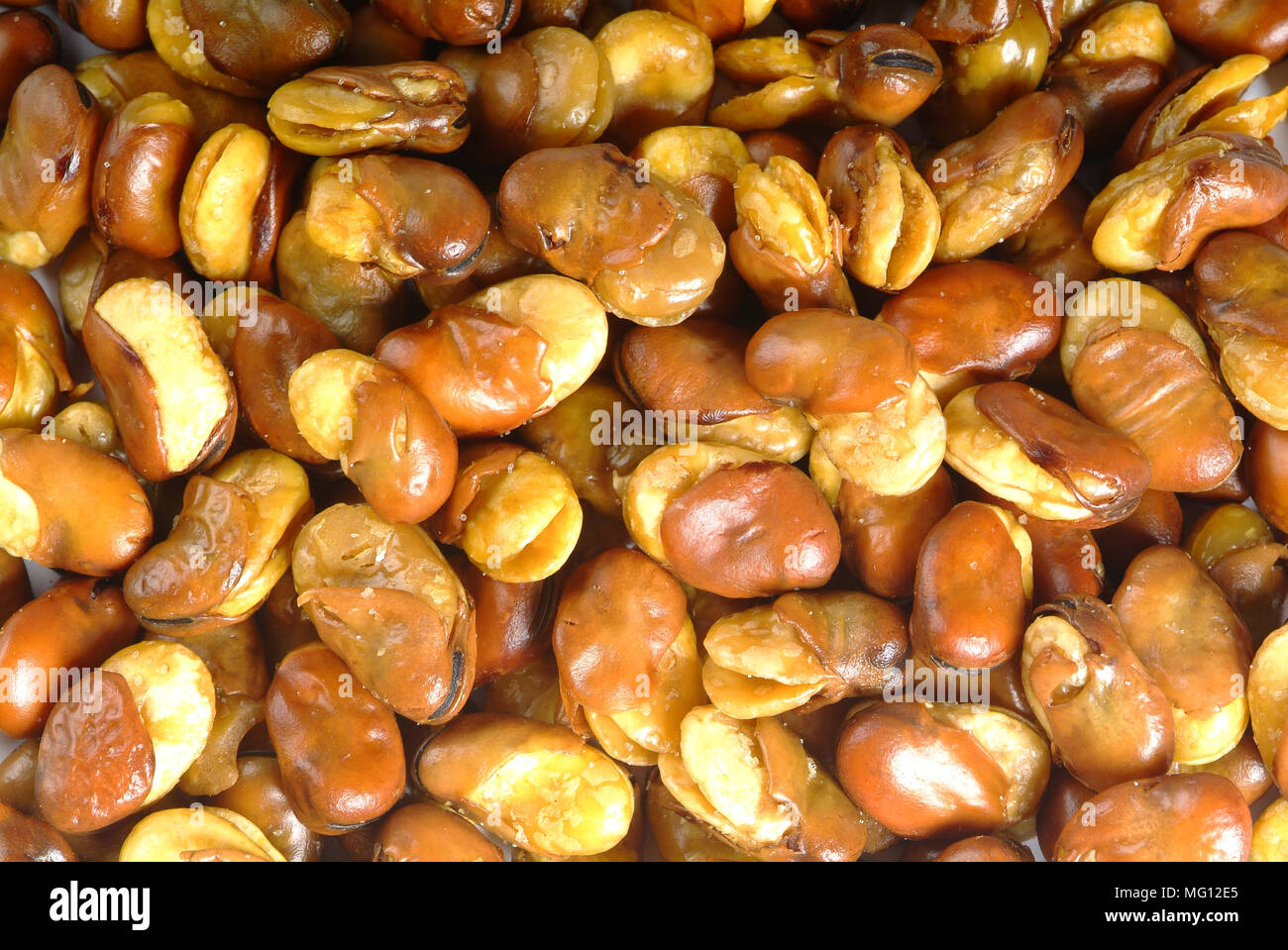 Broad Beans. Broad Beans on background Stock Photo - Alamy