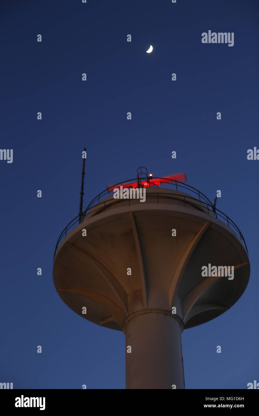 Sea traffic control radar Stock Photo - Alamy