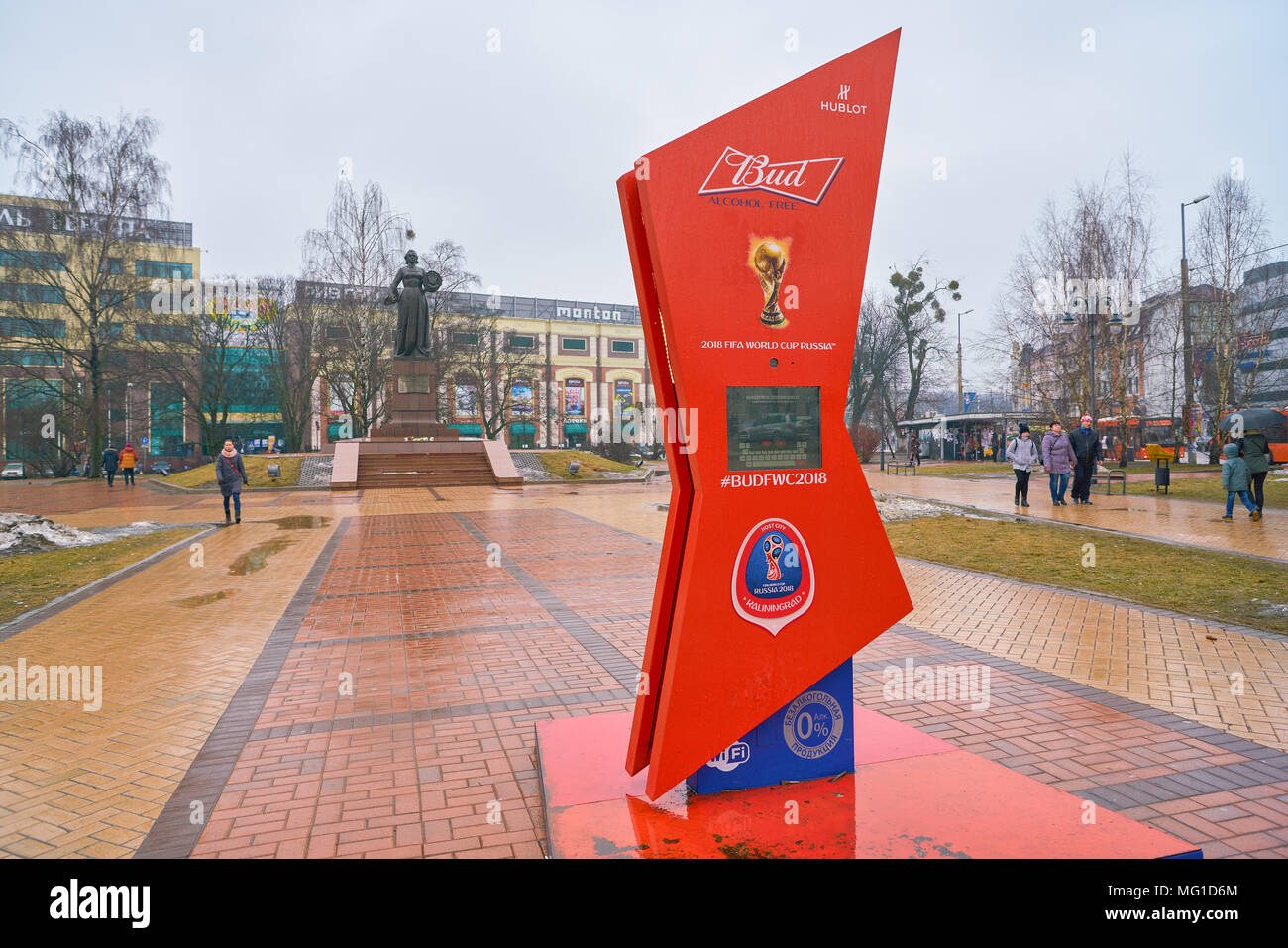 KALININGRAD, RUSSIA - CIRCA MARCH, 2018: countdown timer prior to ...