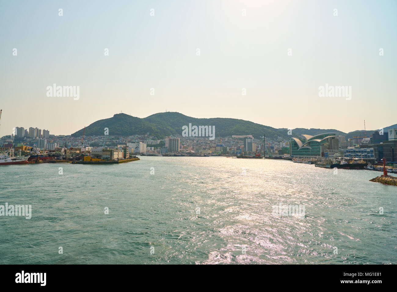 BUSAN, SOUTH KOREA - CIRCA MAY, 2017: Busan urban landscape. Busan ...