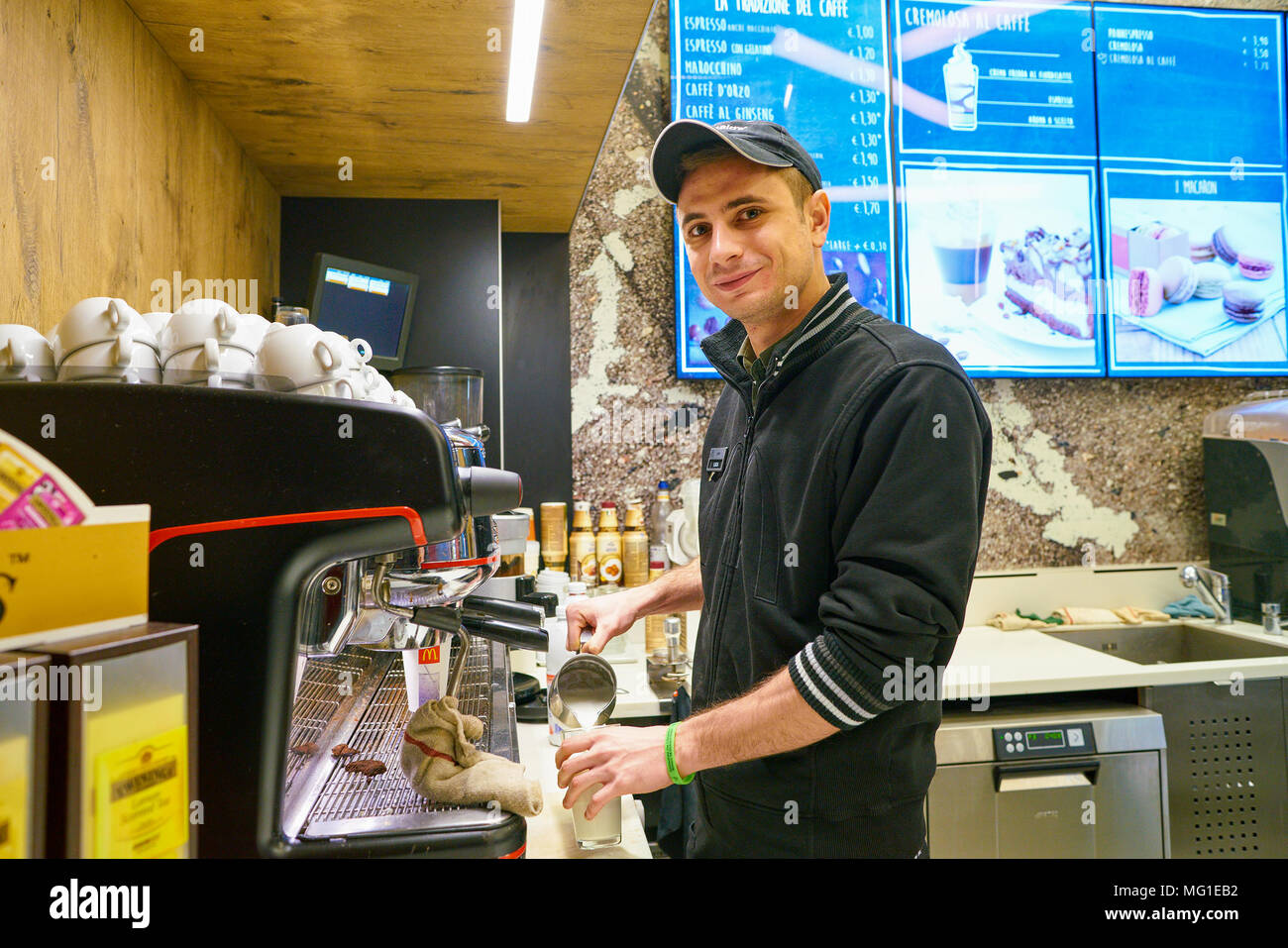 Mccafe coffee shop hi-res stock photography and images - Alamy