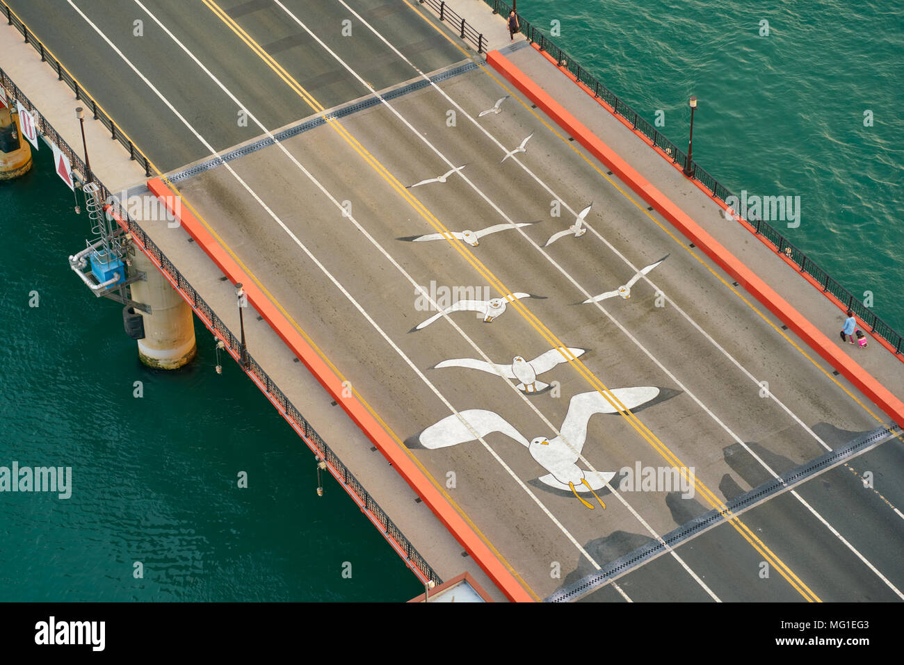 BUSAN, SOUTH KOREA - CIRCA MAY, 2017: view of Yeongdo Bridge from Lotte ...
