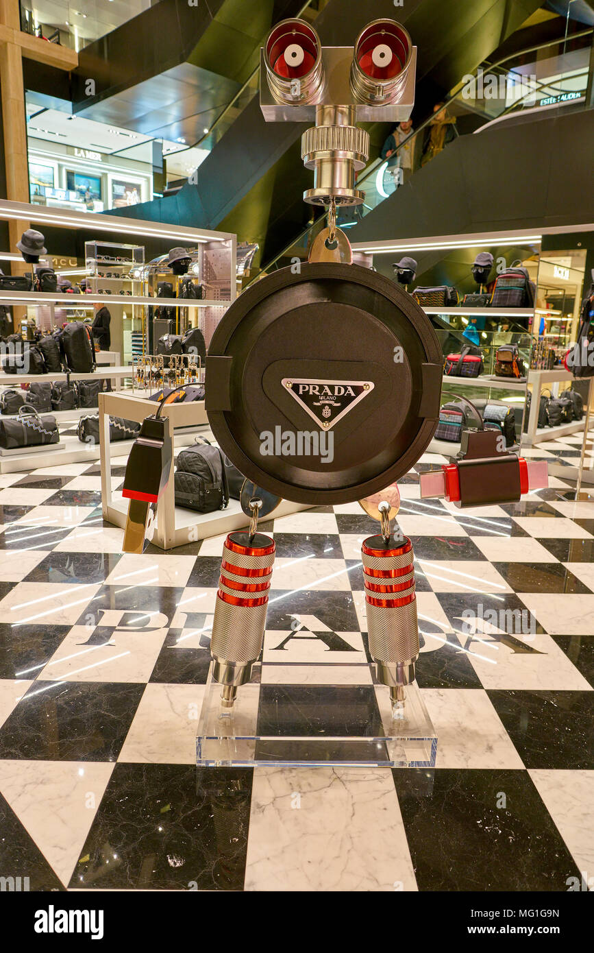 ROME, ITALY - CIRCA NOVEMBER, 2017: Prada shop at a second flagship ...