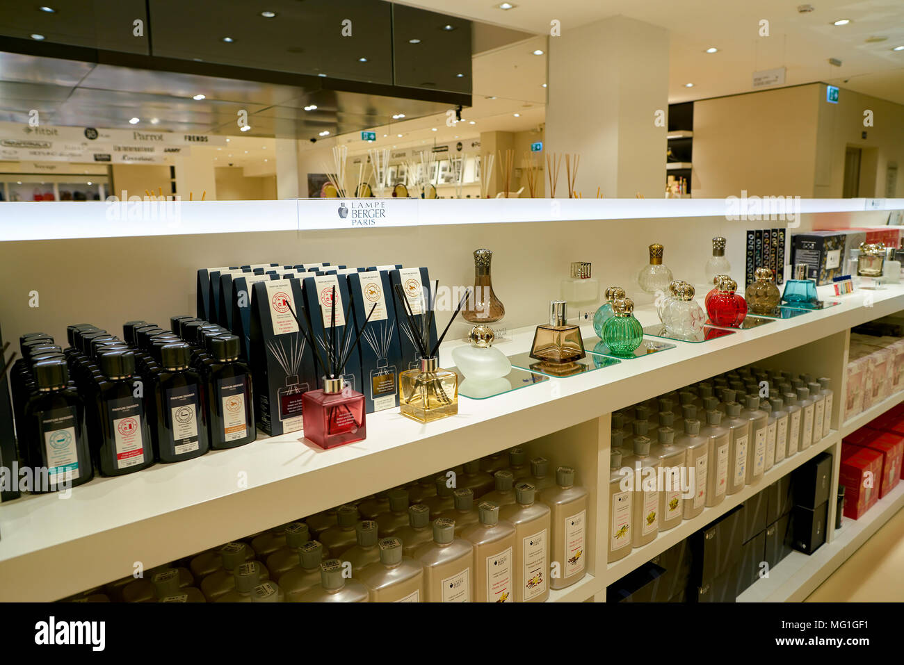 ROME, ITALY - CIRCA NOVEMBER, 2017: a variety of goods on display at a ...