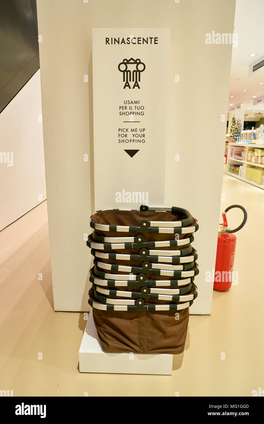 ROME, ITALY - CIRCA NOVEMBER, 2017: inside a second flagship store of ...