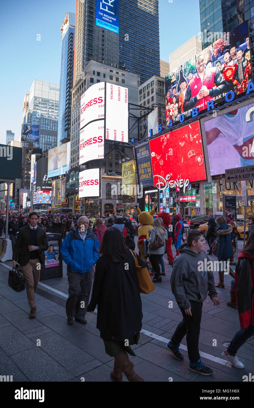Times Square, Manhattan, New York City Stock Photo - Alamy