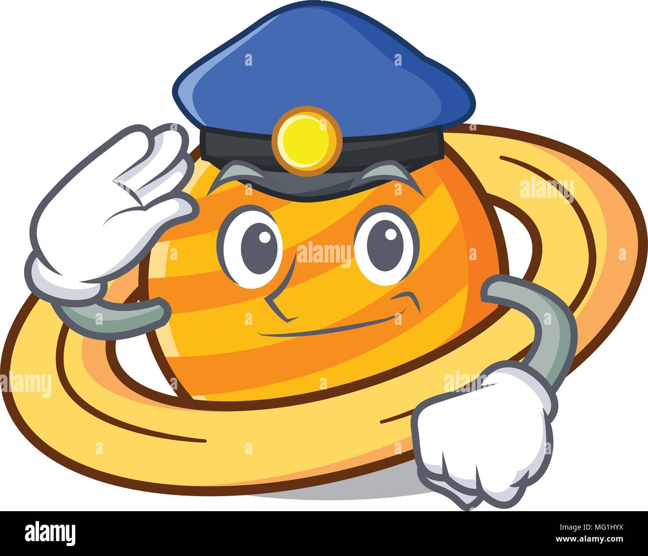 Police planet saturnus character cartoon Stock Vector Image & Art - Alamy