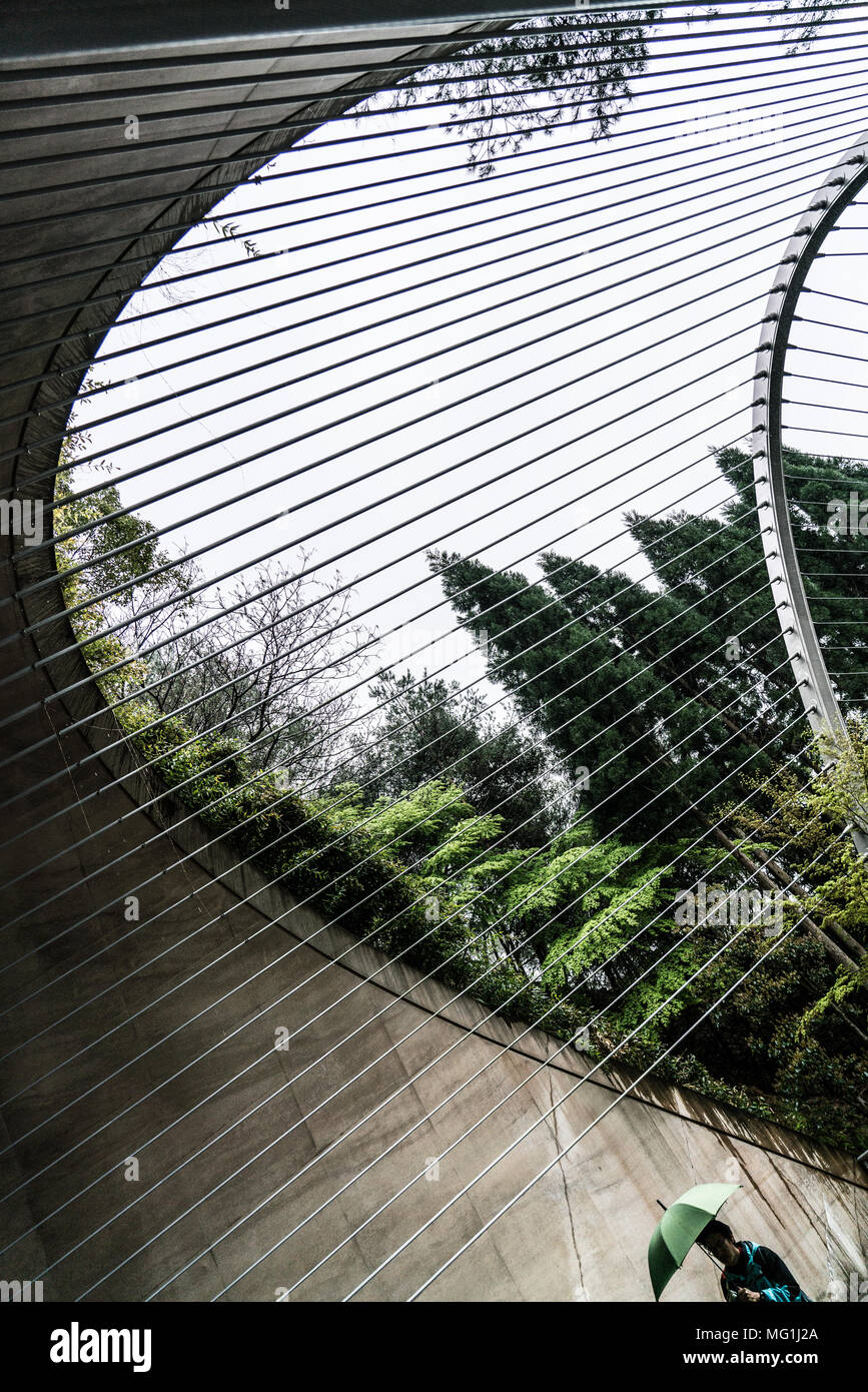 Located amid forrested hills of Shiga, Miho Museum, by the Chinese ...